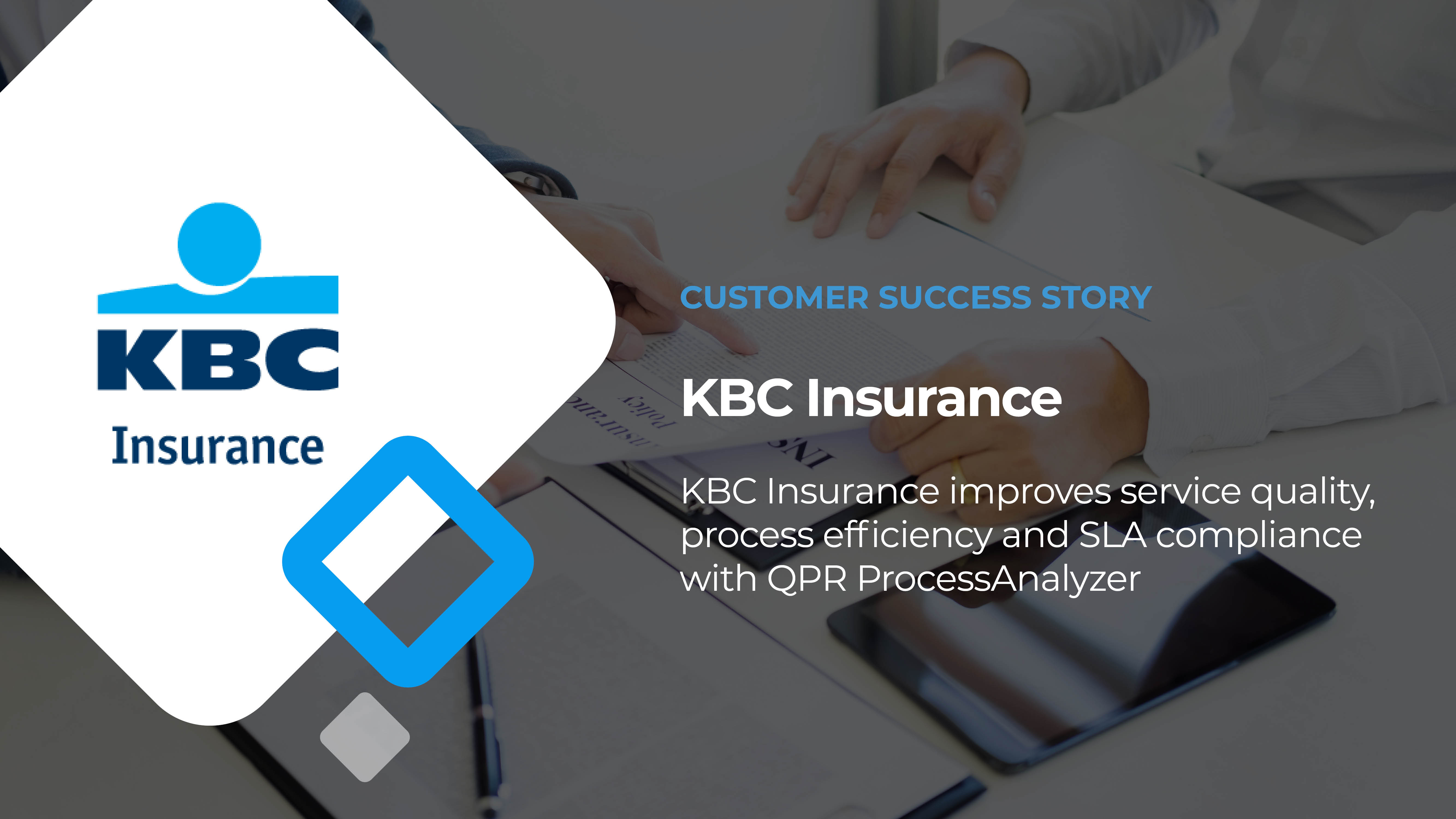 KBC Insurance | QPR Process Mining Success Stories